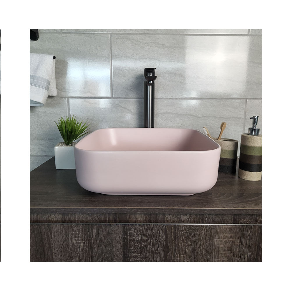 Lavamanos Vessel Summer Rosado - Cerámica Italia - Más diseño al mejor ...