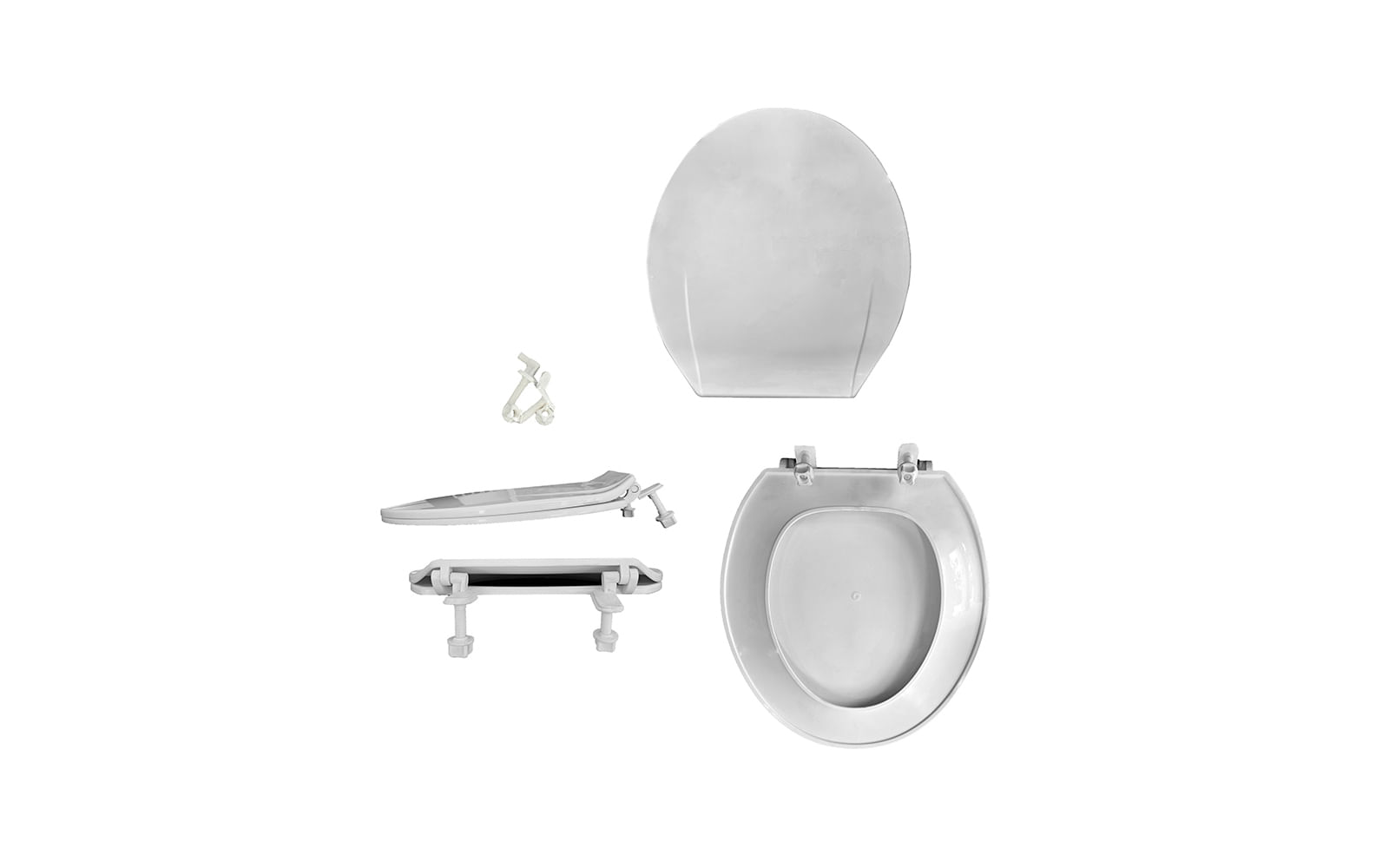 Asiento Unv. Redondo Blanco - Cerámica Italia - Más diseño al mejor precio